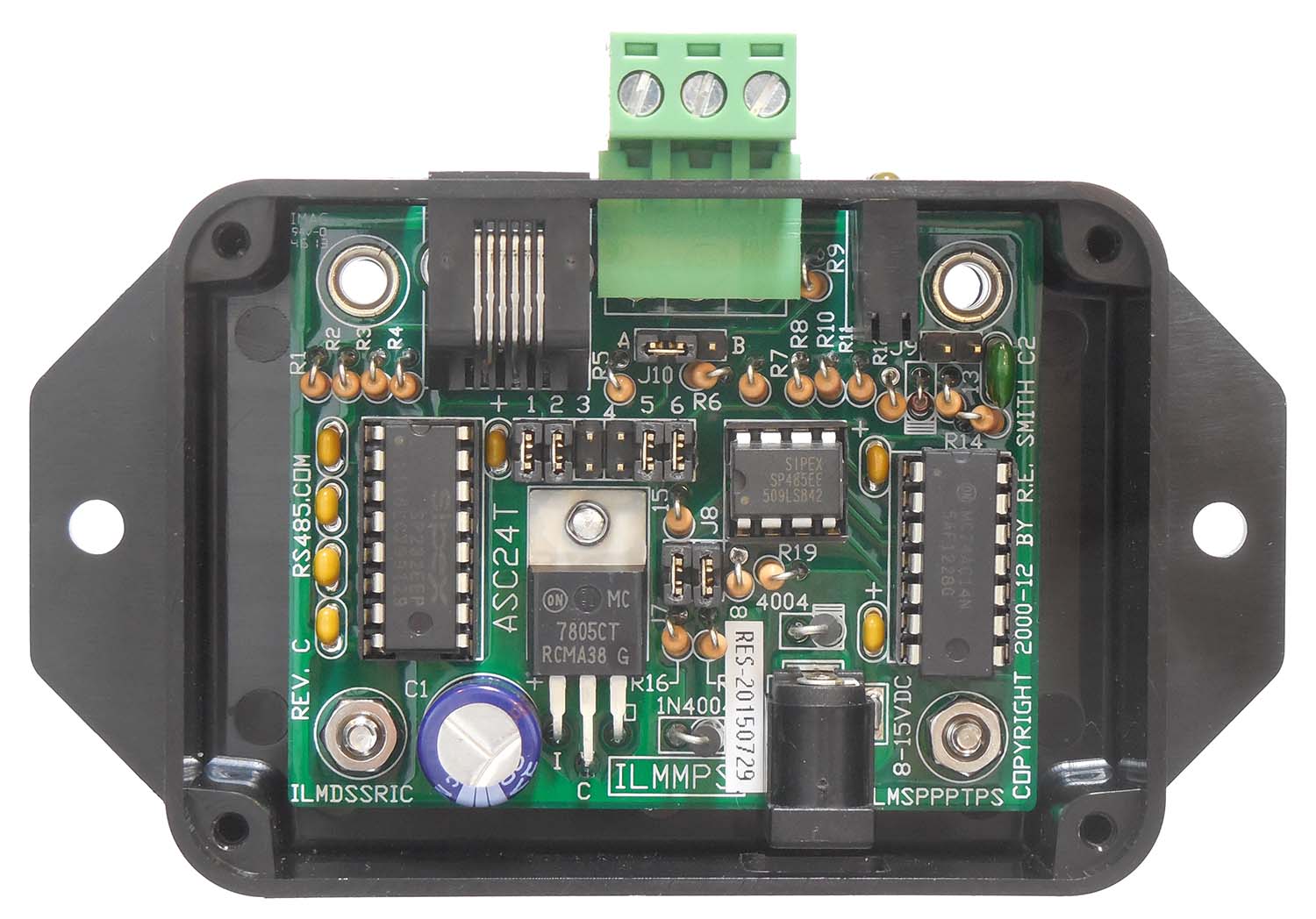 ASC24T : Fast Async RS232 RS485 automatic converter - R.E.Smith Serial ...